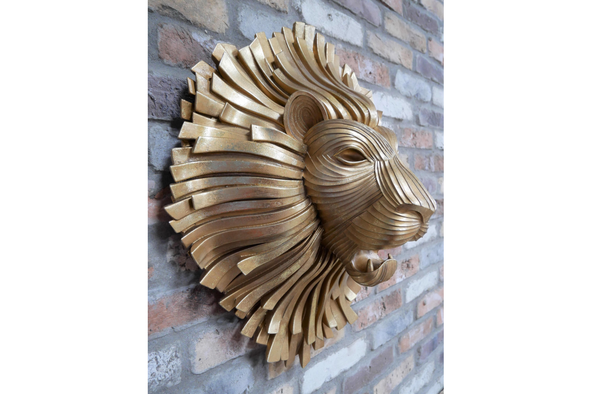 Antique Gold Lion Head Wall Decor – Decor Vibes Ltd