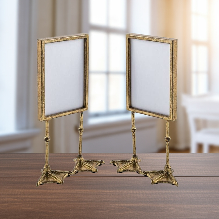 Pair of Antique Gold 5x7" Duck Feet Portrait Photo Frames – Decor Vibes Ltd