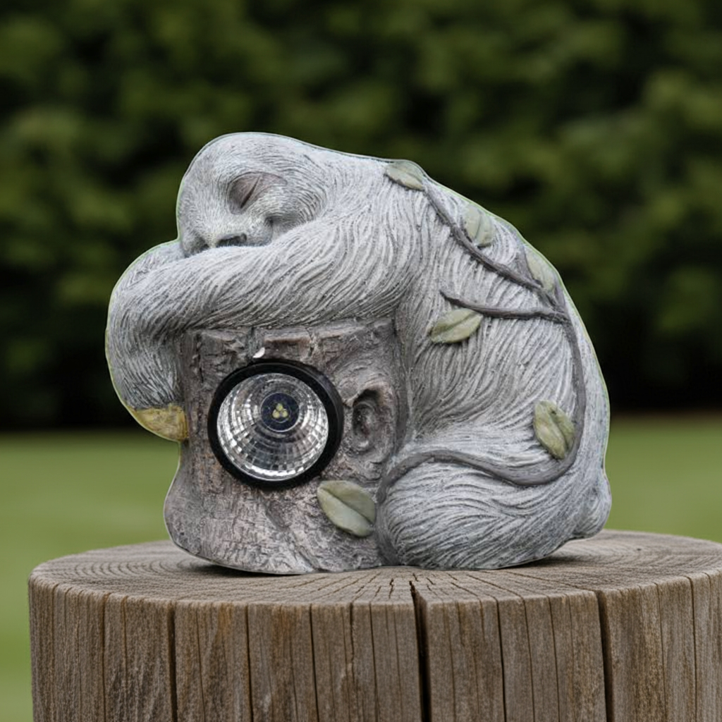 Sloth With Led Solar Light / Ornament Figure – Decor Vibes Ltd